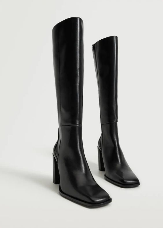 High-Heeled Leather Boots – Confidence and Elegance in Every Step – Solonaya